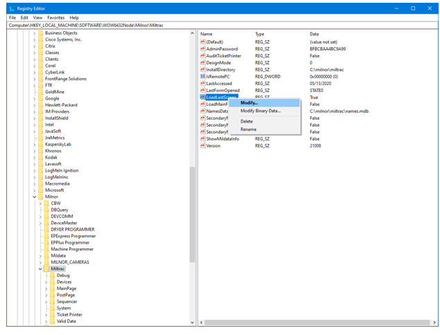 Miltrac Is Not Responding