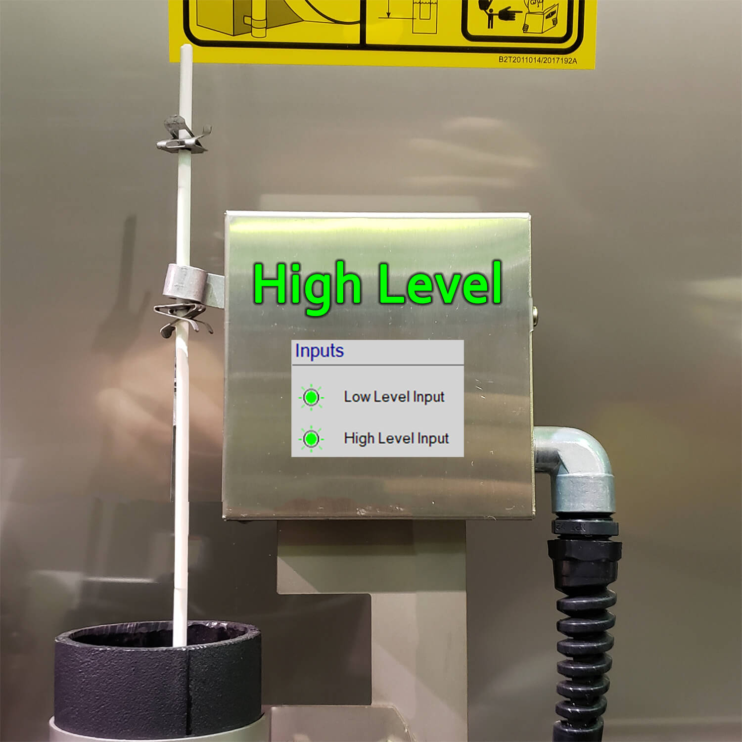 How do I set my level switches on my PulseFLow CBW®?