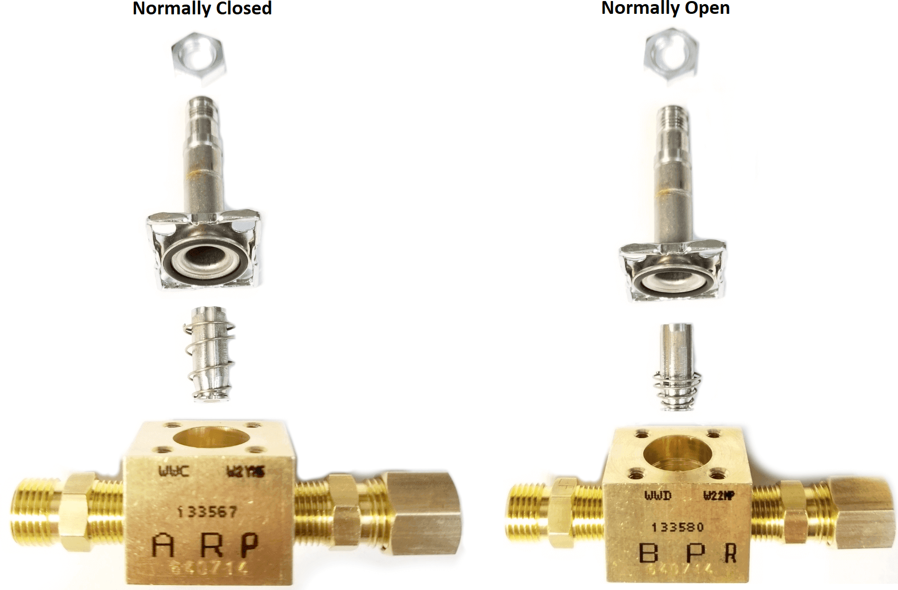 How does a 3-way air pilot valve work?